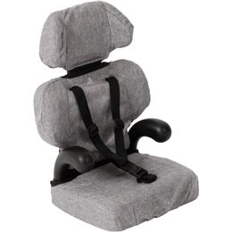Bayer Chic 2000 Puppen Autositz CHIC2000 "f&uuml;r Puppen bis Gr&ouml;&szlig;e 48 cm", grau (jeans grau), Puppenausstattungen, KinderB:22cm H:38cm T:22cm, Kunststoff, Polyester, B:22cm H:38cm T:22cm