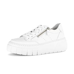 Sneaker Gabor "Sneaker low", Damen, Gr. 41, wei&szlig;, Schuhe Sneaker
