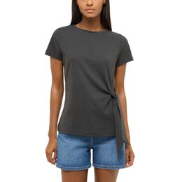 Kurzarmshirt Mustang "Damen Style Ada", Damen, Gr. L, schwarz, Jersey, 100% Baumwolle, Rundhals, Shirts