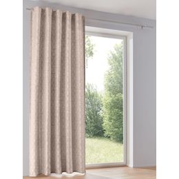Vorhang HEINE HOME Gr. 2, beige, B:135cm H:175cm, Polyester, Gardinen
