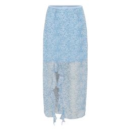 Midirock Saint Tropez "Rock RachilSZ", Damen, Gr. L, cerulean camouflage, Obermaterial: 100% Polyester Pol. recyc.., R&ouml;cke