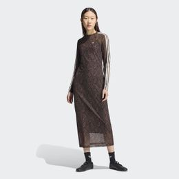 Shorts adidas originals "MAXI DRESS", Damen, Gr. L, N-Gr, earth strata, aurora coffee, normal, gr., Obermaterial: 81% Polyester, 19% Elasthan, Hosen Shorts