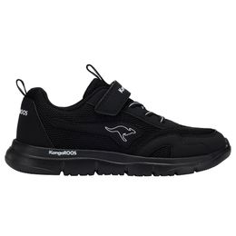 Sneaker Kangaroos "K-ETK ROOZ EV", M&auml;dchen, Gr. 28, jet schwarz, mono, Mesh, Synthetik, Schuhe Sneaker