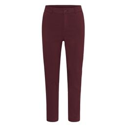 Stoffhose Culture "Casual Hose CUbengtha", Damen, Gr. 38, N-Gr, rot (zinfandel), Obermaterial: 75% Viskose CV. 21% Polyamid PA. 4% Elasthan EL., Hosen Stoffhose
