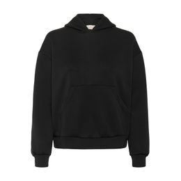 Sweatjacke Kaffe "Trackjacket-sweat KAannika", Damen, Gr. L, schwarz deep, Obermaterial: 48% Polyester PES. 47% Viskose CV. 5% Elasthan EL., Sweatjacken Sweatjacke