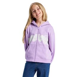 Sweatshirt Roxy "Midnight Hike Brushed", M&auml;dchen, Gr. 10(140-148cm), crocus petal, Obermaterial: 55% Baumwolle, 25% Baumwolle, 20% Polyester., Sweatshirts Sweatshirt
