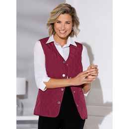 Steppweste Classic Basics, Damen, Gr. 38, bordeaux, 100% Polyester, Wattierung:100% Polyester, unifarben, Westen Steppweste