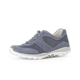 Sneaker Gabor "Sneaker low", Damen, Gr. 36, blau, Schuhe Sneaker