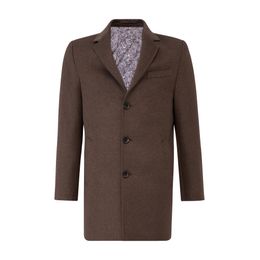RICANO Herren Kurzmantel "Mantel Allessandro"braun, Gr. XL, Obermaterial: 60% Wolle WO. 40% Polyester PES. Futter: 100% Polyester PES., M&auml;ntel,