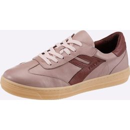 Sneaker Andrea Conti, Damen, Gr. 36, mauve, bordeaux, Glattleder, Leder, Rindsleder, Schuhe Sneaker