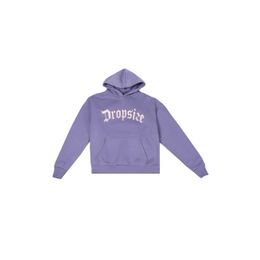 Hoodie DROPSIZE "Dropsize HEAVY LOGO DESIGN HOODIE", Herren, Gr. L, blau granite, 70% Baumwolle, 30% Polyester, bedruckt, Sweatshirts Hoodie