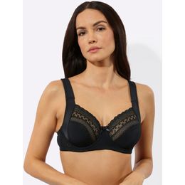w&auml;schepur Entlastungs-BH W&Auml;SCHEPUR, Damen, Gr. 90, Cup C, schwarz, 86% Polyamid, 14% Elasthan, BHs Entlastungs-BH