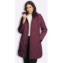 Steppmantel Inspirationen, Damen, Gr. 36, burgund, 100% Polyester, Wattierung:100% Polyester, M&auml;ntel Steppmantel