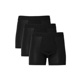 Trunk Selected "SLMTHOMAS TENCEL BLEND 3-PACK TRUNK NOOS", Herren, Gr. L, 3 Stk., schwarz, Jersey, Obermaterial: 90% Lyocell (TENCEL&trade;), 10% Elasthan, unifarben, k&ouml;rpernah, Unterhosen, Materialmix, ekastisch