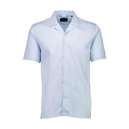 Kurzarmhemd Junk De Luxe "Freizeithemd (Kurzarm) Relaxed Fit", Herren, Gr. L, Normalgr&ouml;&szlig;en, ice blau, Obermaterial: 53% Baumwolle, 47% Lyocell (TENCEL&trade;), Hemden