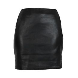 Lederrock RICANO "Lederrock Ria Skirt", Damen, Gr. L, schwarz, Obermaterial: 100% Lammnappaleder LANA., schmal, R&ouml;cke, Handgefertigt aus echtem Leder