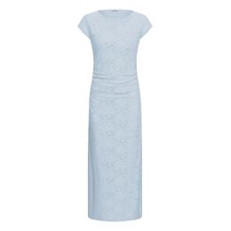 Jerseykleid Saint Tropez "Jerseykleid RachavSZ", Damen, Gr. XL, N-Gr, blau (skyway), Obermaterial: 95% Polyester PES. 5% Elasthan EL., Kleider Jerseykleid
