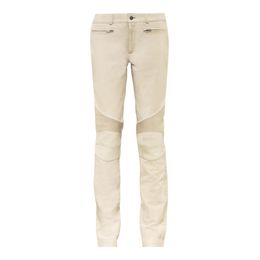 Bikerhose RICANO "Lederhose Donna", Damen, Gr. L, L&auml;nge 34, wei&szlig;, Obermaterial: 100% Ziegennappaleder GONA., schmal, Hosen, Handgefertigt aus echtem Leder