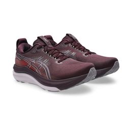 Laufschuh asics "GEL-KAYANO 33", Damen, Gr. 37,5, schwarz aubergine, dahlia, Synthetik, Schuhe Laufschuh, f&uuml;r mehr Stabilit&auml;t