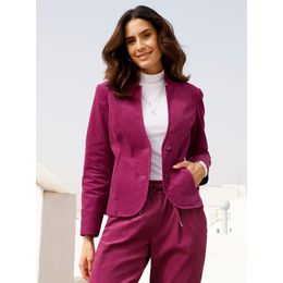 Jackenblazer Inspirationen "Cord-Blazer", Damen, Gr. 40, malve, 98% Baumwolle, 2% Elasthan, Blazer