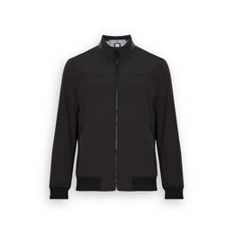 Kurzjacke RICANO "Jacke Louis", Herren, Gr. L, schwarz, Obermaterial: 90% Polyamid PA. 10% Elasthan EL. Futter: 100% Polyester PES., normal, hoch geschlossener Ausschnitt, Jacken Kurzjacke, Handgefertigt, Made in Europe