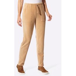 Cordhose Classic Basics, Damen, Gr. 36, Normalgr&ouml;&szlig;en, camel, 60% Baumwolle, 38% Polyester, 2% Elasthan, unifarben, Hosen Cordhose