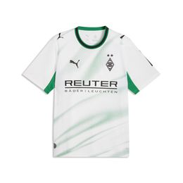 Fu&szlig;balltrikot Puma "BMG HOME JERSEY REPLICA", Herren, Gr. XL, Puma wei&szlig;, archive gr&uuml;n, Web, Obermaterial: 100% Polyester, bedruckt, regular fit normal, Rundhals, Trikots Fu&szlig;balltrikot, f&uuml;r Erwachsene, mit Rundhalsausschnitt, atmungsaktiv