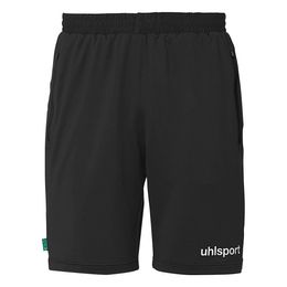 Shorts Uhlsport "Shorts Essential Tech Kids", M&auml;dchen, Gr. 116, N-Gr, schwarz, Obermaterial: 93% Polyester Pol. recyc.. 7% Elasthan EL., Hosen Shorts