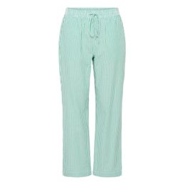 Stoffhose Saint Tropez "Casual Hose ElmikoSZ", Damen, Gr. L, N-Gr, gr&uuml;n (pistachio gr&uuml;n wei&szlig; stripe), Obermaterial: 100% Baumwolle CO., Hosen Stoffhose