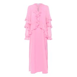 Midikleid Saint Tropez "Kleid JacelynSZ", Damen, Gr. M, N-Gr, pink (begonia pink), Obermaterial: 100% Polyester PES., Kleider Midikleid