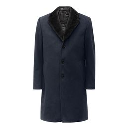 Wollmantel RICANO "Mantel Raffaele", Herren, Gr. L, grau, Obermaterial: 60% Wolle WO. 40% Polyester PES. Futter: 100% Polyester PES., normal, V-Ausschnitt, M&auml;ntel, Handgefertigt aus feinster Wolle