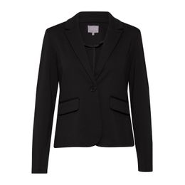 Jerseyblazer Culture "Anzug CUeloise", Damen, Gr. 38, schwarz, Obermaterial: 74% Polyester PES. 22% Viskose CV. 4% Elasthan EL., Blazer