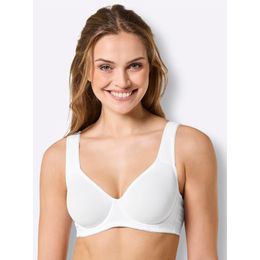 w&auml;schepur Entlastungs-BH W&Auml;SCHEPUR, Damen, Gr. 85, Cup C, wei&szlig;, 82% Polyamid, 18% Elasthan, BHs Entlastungs-BH