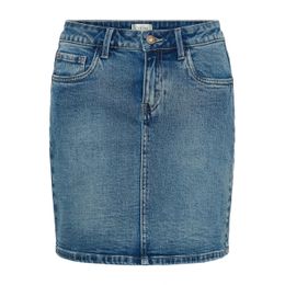 Jeansrock Cream "Denimrock CRDarla", Damen, Gr. 38, smithers mid blau denim, Obermaterial: 99% Baumwolle CO. 1% Elasthan EL., R&ouml;cke Jeansrock