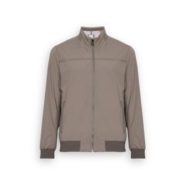 Kurzjacke RICANO "Jacke Louis", Herren, Gr. L, beige, Obermaterial: 90% Polyamid PA. 10% Elasthan EL. Futter: 100% Polyester PES., normal, hoch geschlossener Ausschnitt, Jacken Kurzjacke, Handgefertigt, Made in Europe