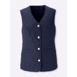 Steppweste Classic Basics, Damen, Gr. 40, marine, 100% Polyester, Wattierung:100% Polyester, unifarben, Westen Steppweste