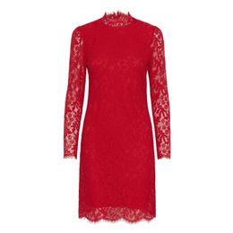 Midikleid Saint Tropez "Kleid GannaSZ", Damen, Gr. M, N-Gr, chinese rot, Obermaterial: 40% Baumwolle CO. 30% Polyamid PA. 30% Viskose CV., Kleider Midikleid