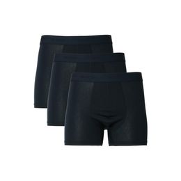 Trunk Selected "SLMTHOMAS TENCEL BLEND 3-PACK TRUNK NOOS", Herren, Gr. L, 3 Stk., schwarz (sky captain), Jersey, Obermaterial: 90% Lyocell (TENCEL&trade;), 10% Elasthan, unifarben, k&ouml;rpernah, Unterhosen, Materialmix, ekastisch