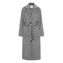 Wintermantel Kaffe "Jacke KAelona", Damen, Gr. 46, grau melange, Obermaterial: 65% Polyester PES. 15% Wolle mw. 15% Polyacryl PAN. 3% Nylon NY. 2% sonstige Fasern AF., M&auml;ntel Wintermantel
