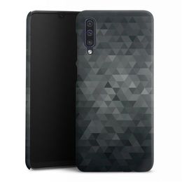 DeinDesign Galaxy A50 Handy Premium Case Smartphone Handyh&uuml;lle Schutzh&uuml;lle matt Muster Black Triangle Premium Case