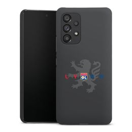 DeinDesign Galaxy A53 5G Handy Premium Case Smartphone Handyh&uuml;lle Schutzh&uuml;lle matt Olympique Lyon Olympique Lyonnais Ol Premium Case