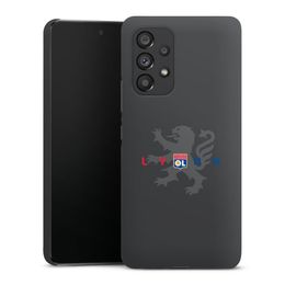 DeinDesign Galaxy A53 5G Handy Premium Case Smartphone Handyh&uuml;lle Schutzh&uuml;lle gl&auml;nzend Olympique Lyon Olympique Lyonnais Ol Premium Case