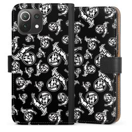 DeinDesign Xiaomi Mi 11 Lite 5G Handy Klapph&uuml;lle Handyh&uuml;lle aus Kunst Leder schwarz Flip Case Muster Official Licensed Product 1. Fc K&ouml;ln Sideflip mit langer 