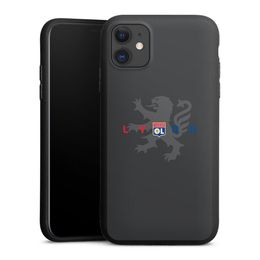 DeinDesign iPhone 11 Handy Premium Silikon H&uuml;lle Handyh&uuml;lle schwarz Case Olympique Lyonnais Ol Olympique Lyon Silikon Premium Case