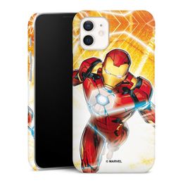 DeinDesign iPhone 12 mini Handy Premium Case Smartphone Handyh&uuml;lle Schutzh&uuml;lle matt Marvel Fire Iron Man Premium Case