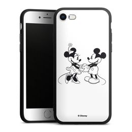 DeinDesign iPhone SE (2020) Handy Premium Silikon H&uuml;lle Handyh&uuml;lle schwarz Case Disney Valentine'S Day Silikon Premium Case
