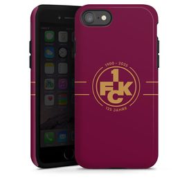 DeinDesign iPhone SE (2022) Handy Panzer Handyh&uuml;lle robuste Outdoor H&uuml;lle Schutzh&uuml;lle gl&auml;nzend 1. Fc Kaiserslautern Official Licensed Product 125 Jahre Tough 