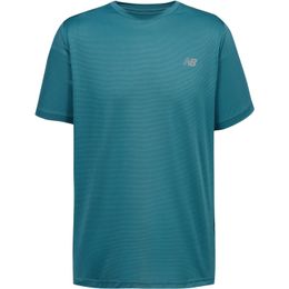 New Balance Sport Essential T-Shirt Funktionsshirt Herren - Gr&ouml;&szlig;e XL - blau