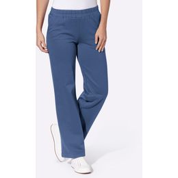 Schlupfhose, Herren, Gr. 38, Normalgr&ouml;&szlig;en, jeansblau, 100% Baumwolle, unifarben, Hosen Schlupfhose