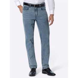 5-Pocket-Jeans CLASSIC, Herren, Gr. 23, Unterbauchgr&ouml;&szlig;en, blau (blau, bleached), 98% Baumwolle, 2% Elasthan, unifarben, lang, Jeans 5-Pocket-Jeans